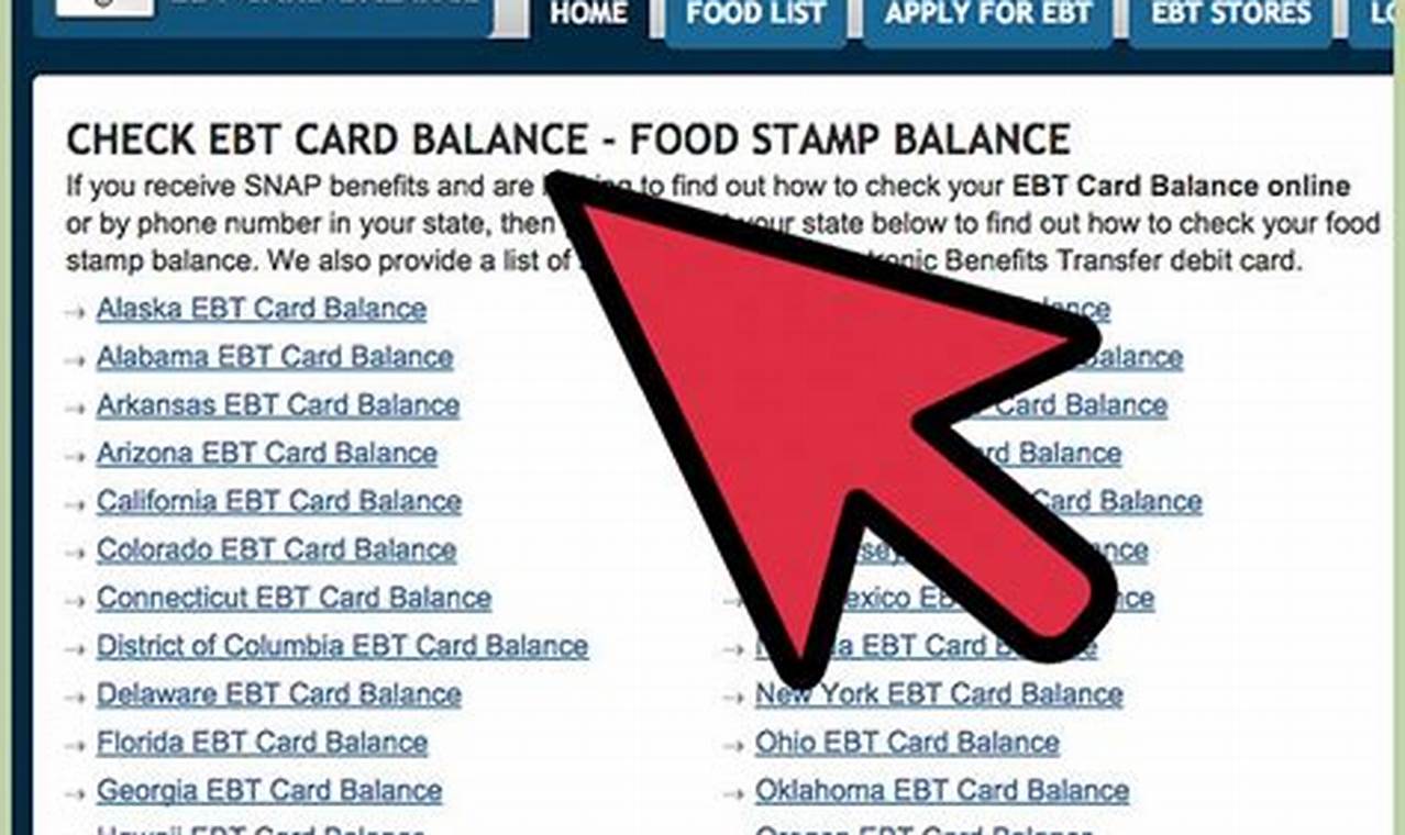 Check WA Food Stamp Balance Online & By Phone