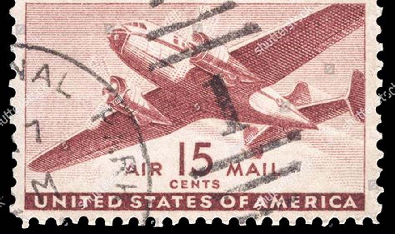Vintage 15 Cent Airmail Stamp: Collector's Guide