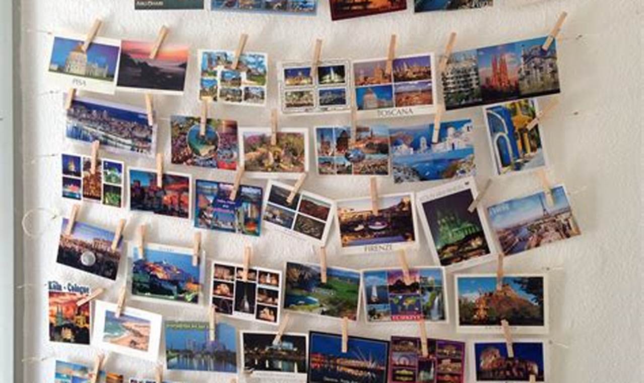 Creative Postcard Wall Ideas & Inspiration