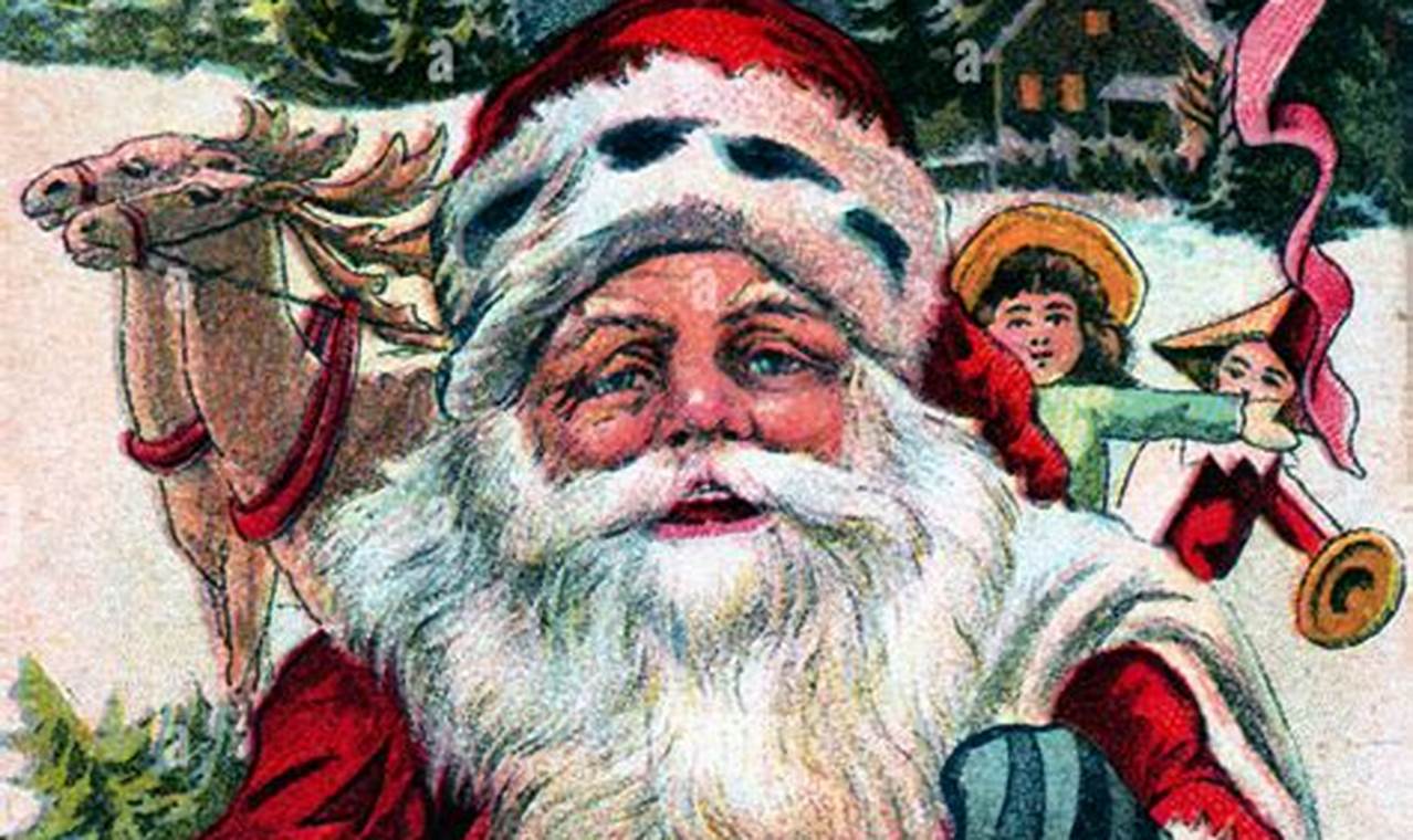 Vintage Antique Santa Postcards for Collectors