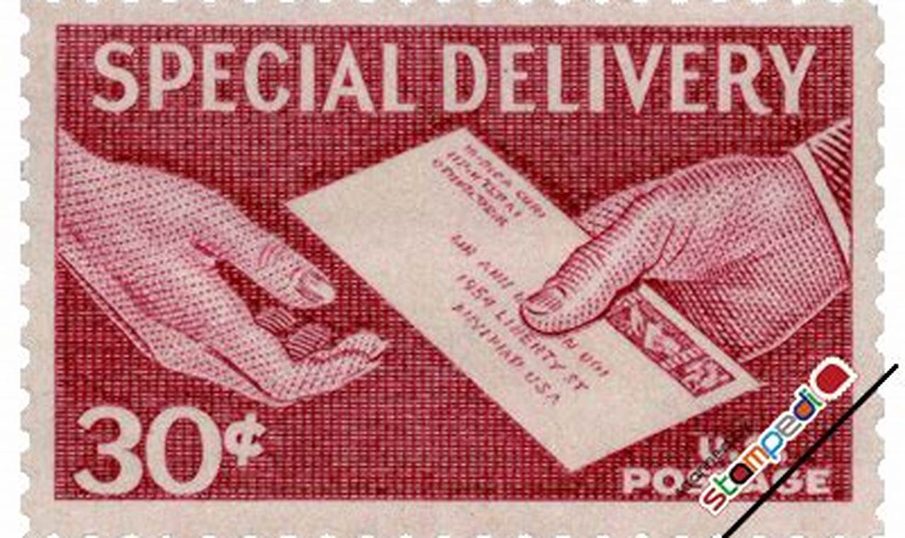 Vintage Special Delivery Stamp 30 Cents: Collector's Guide