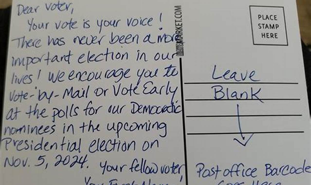 Effective Political Postcard Writing Guide