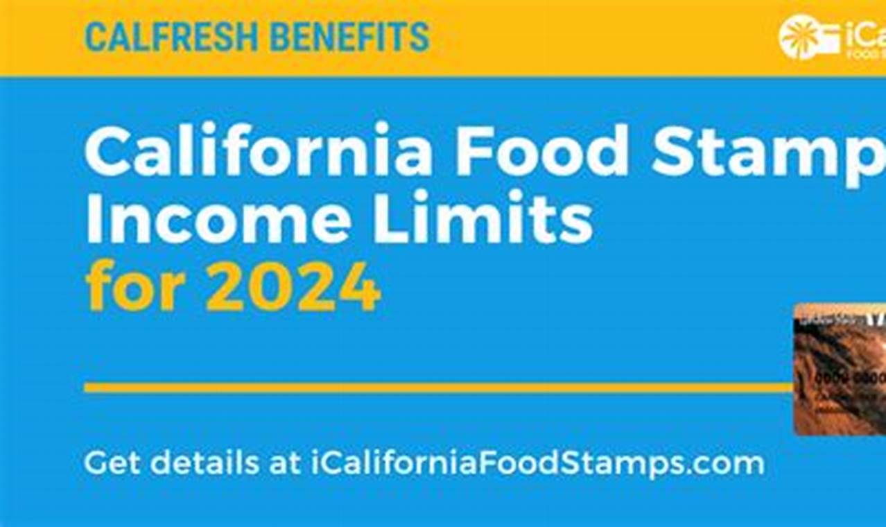 CA Food Stamp Income Limits 2024: A Guide