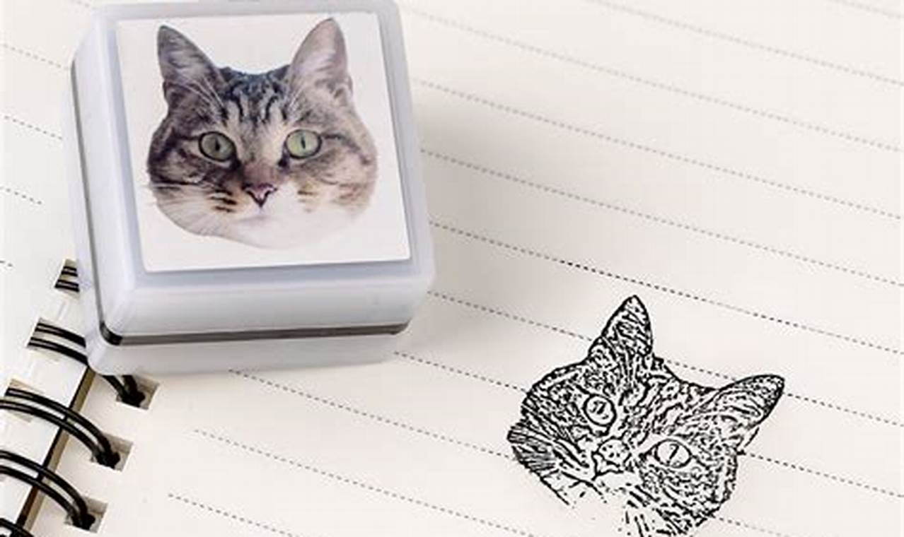 Personalized Custom Cat Stamps & Seals