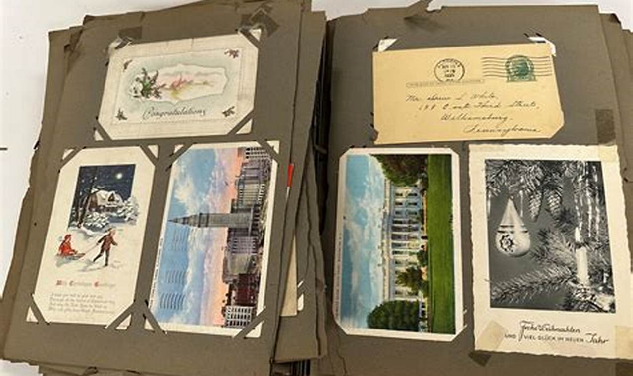 Discovering Vintage Postcard Albums: A Collector's Guide