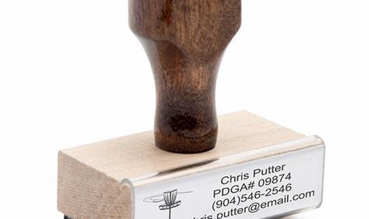 Design Your Custom Stamp Disc Golf Now