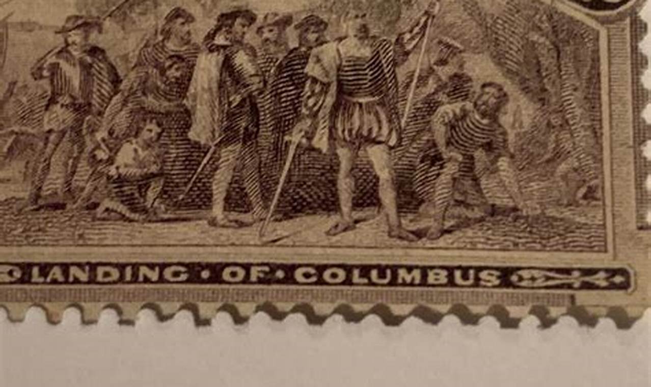 2 Cent Landing Of Columbus Stamp