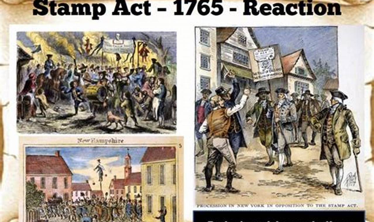 Colonial Stamp Act Reaction: A Spark of Rebellion