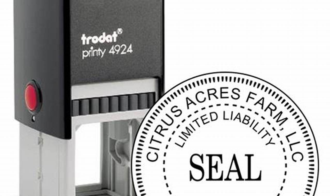 Professional Seal Stamp
