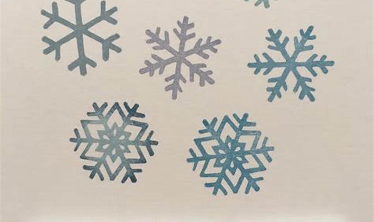 DIY Snowflake Rubber Stamps: Easy & Festive