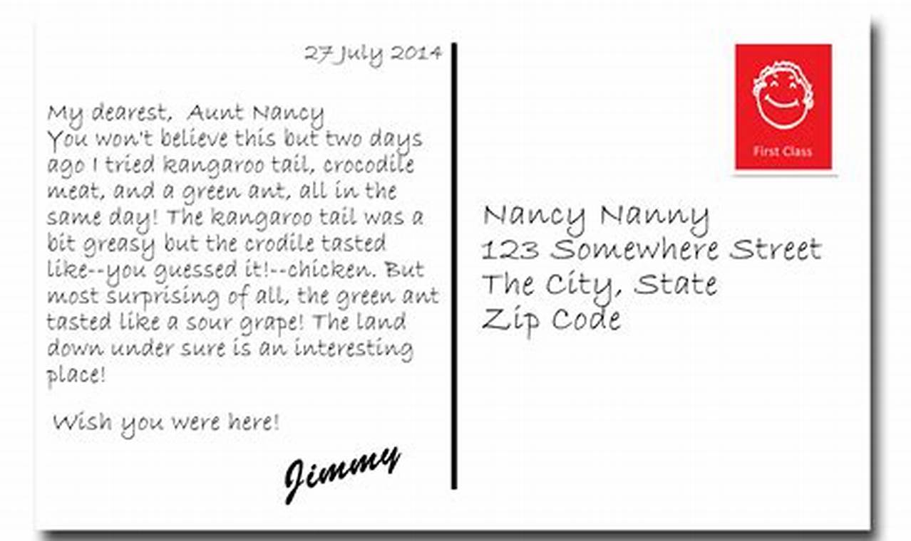 Best Sample Postcard Designs & Templates