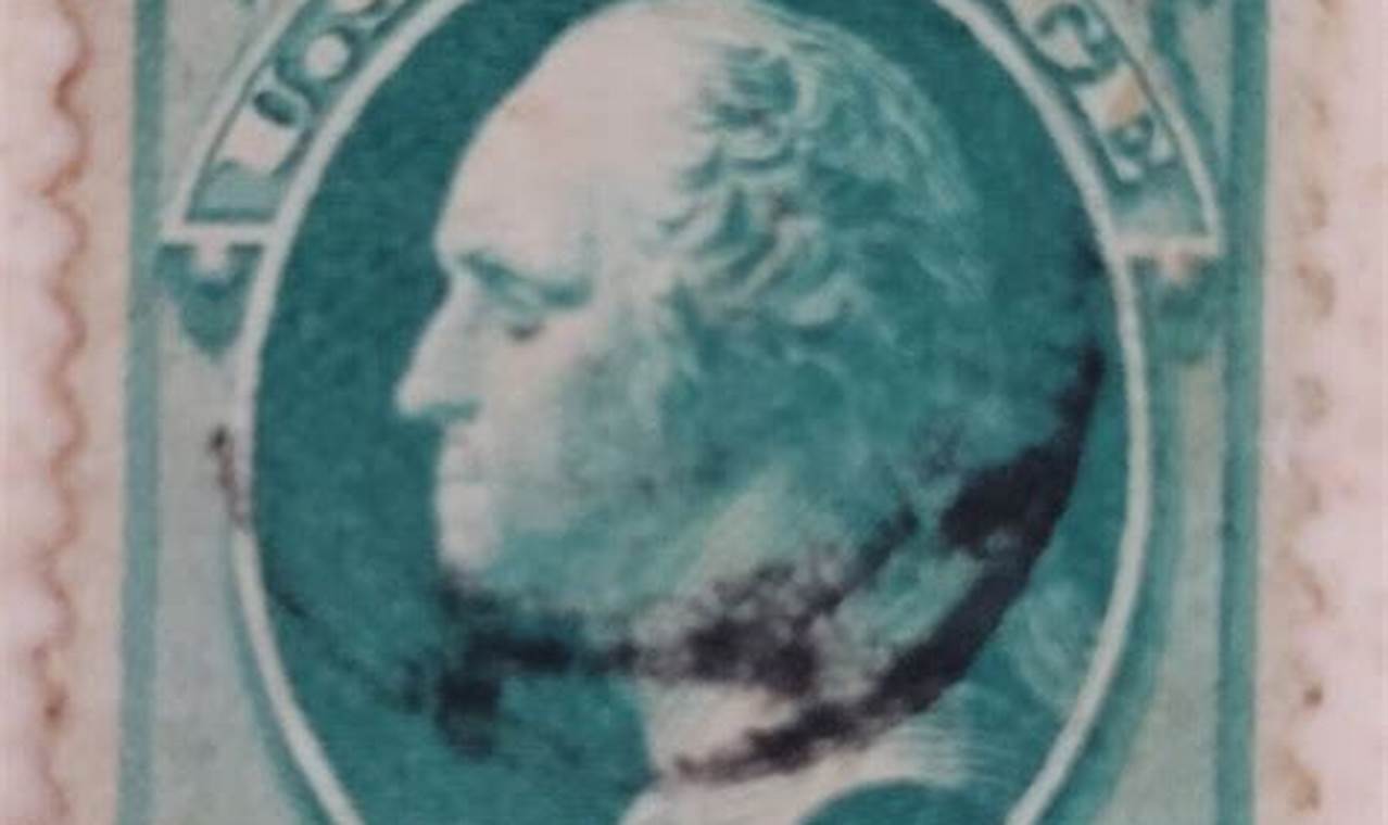 Classic 1861 George Washington 3 Cent Stamp Green Guide