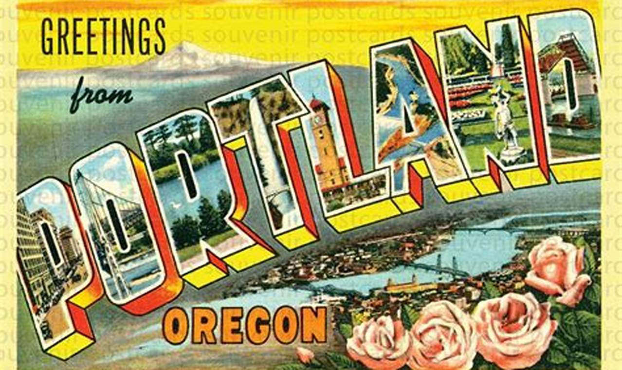 Vintage Portland Postcards: Scenic & Collectible
