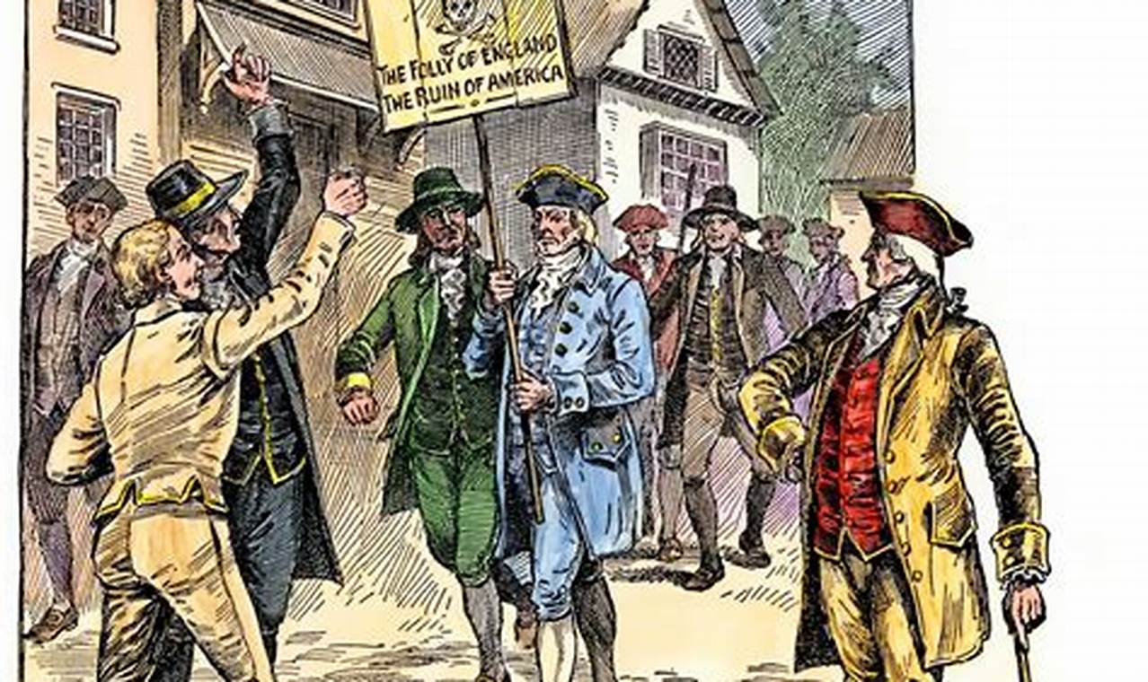 Historic Images of the Stamp Act 1765