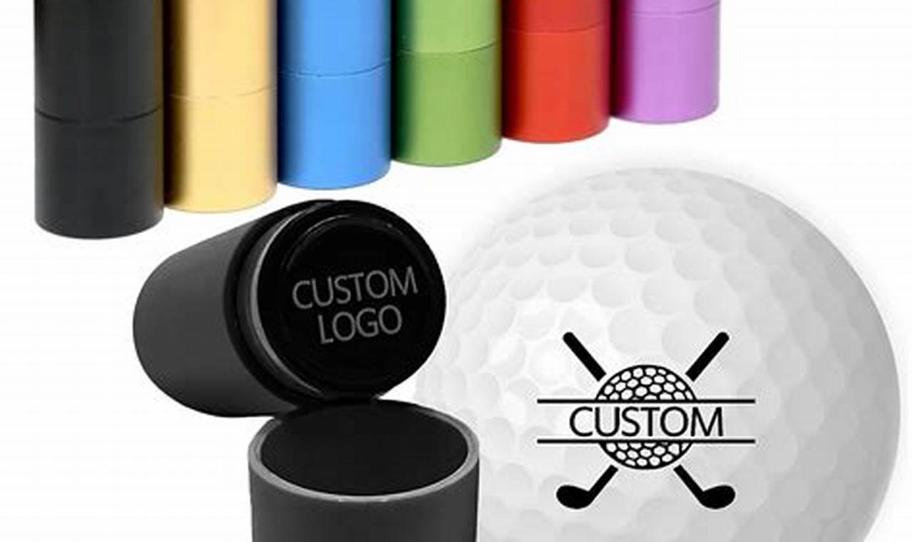 Personalized Custom Golf Ball Logo Stamping