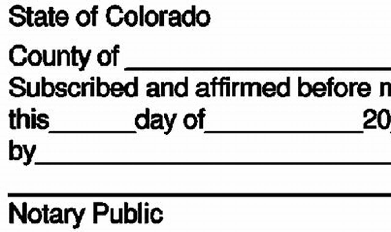 Colorado Notary Stamp Requirements & FAQs