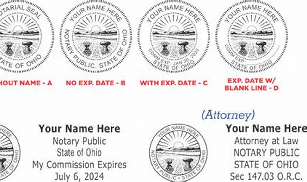 Ohio Notary Stamp Requirements: A 2024 Guide