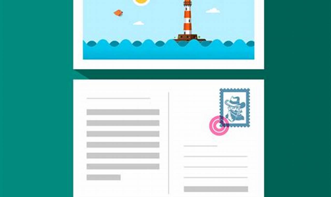 Designing Creative Postcard Front & Back