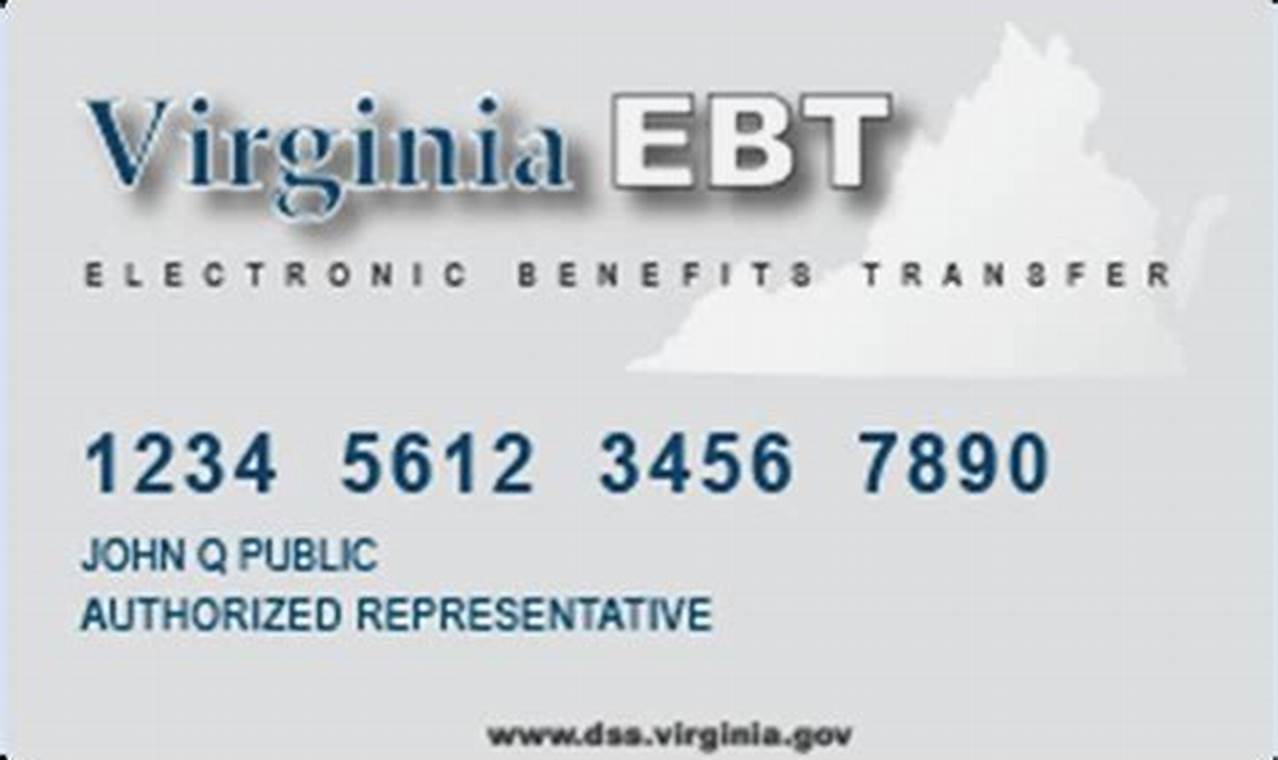 Va Ebt Food Stamp Balance