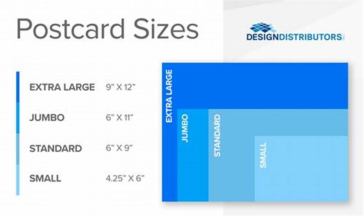 Jumbo Postcard Size