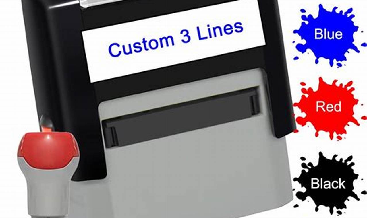Design & Order Custom Ink Stamps Online