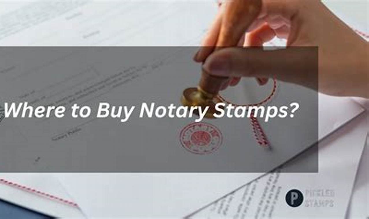 Official Notary Stamps: Buy Now & Notarize