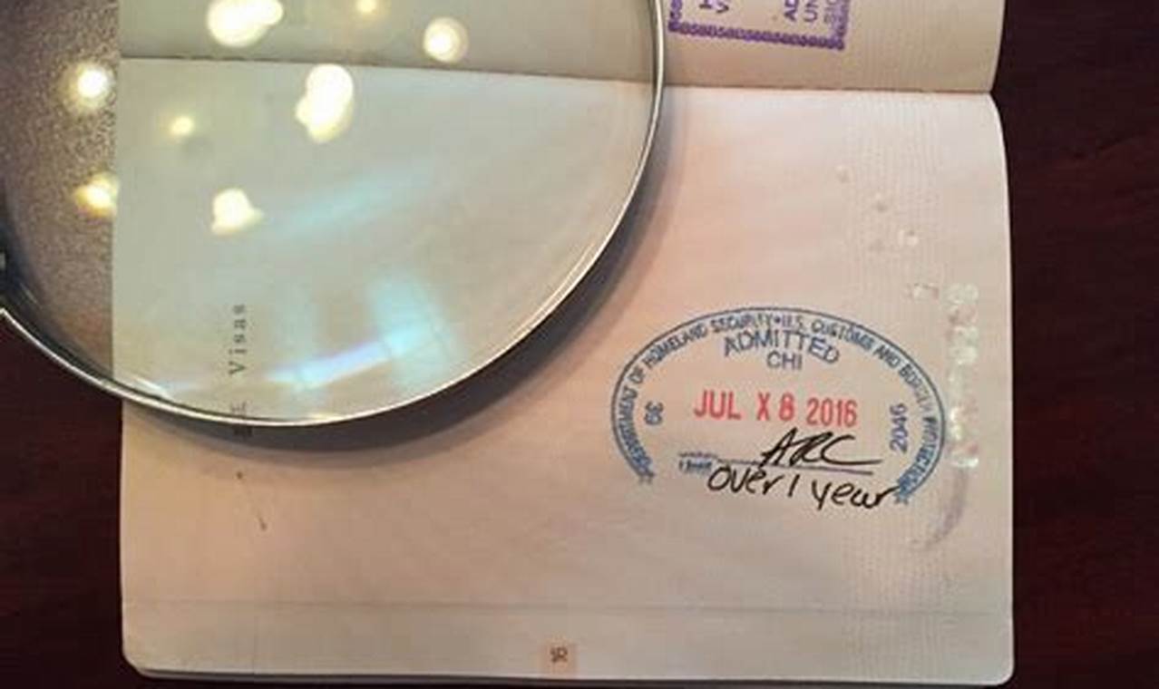 Passport Arc Stamp: Entry & Exit Explained