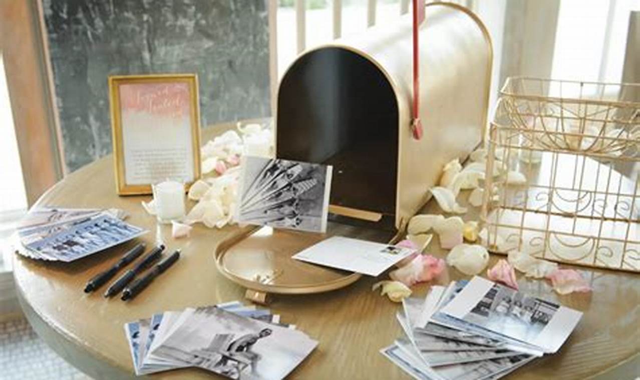 Creative Postcard Wedding Guest Book Ideas & Inspiration
