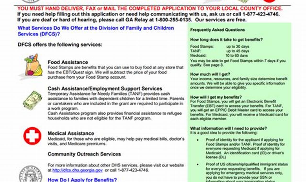 Apply for Food Stamp GA Benefits Today