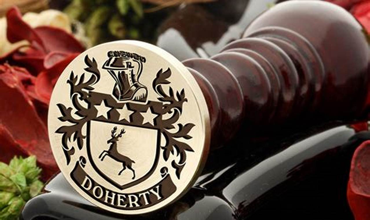 Family Crest Wax Seal Stamp
