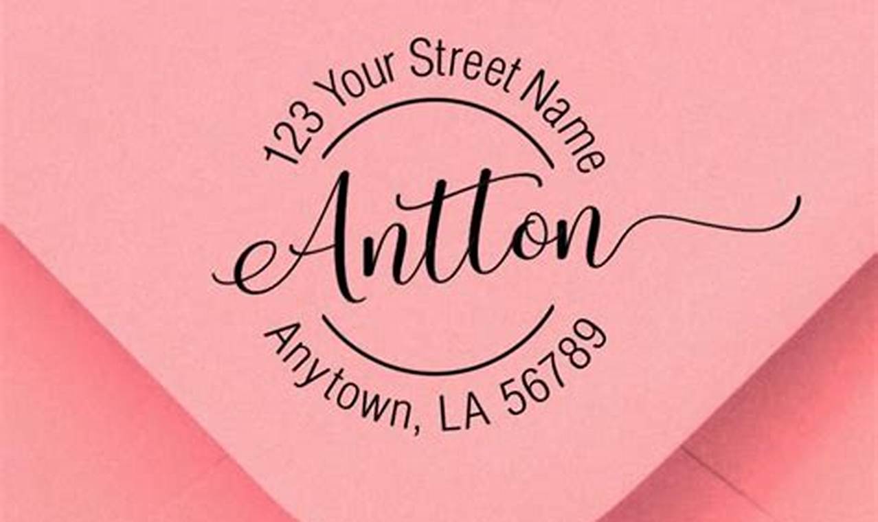 Custom Rubber Stamp Return Address Solutions