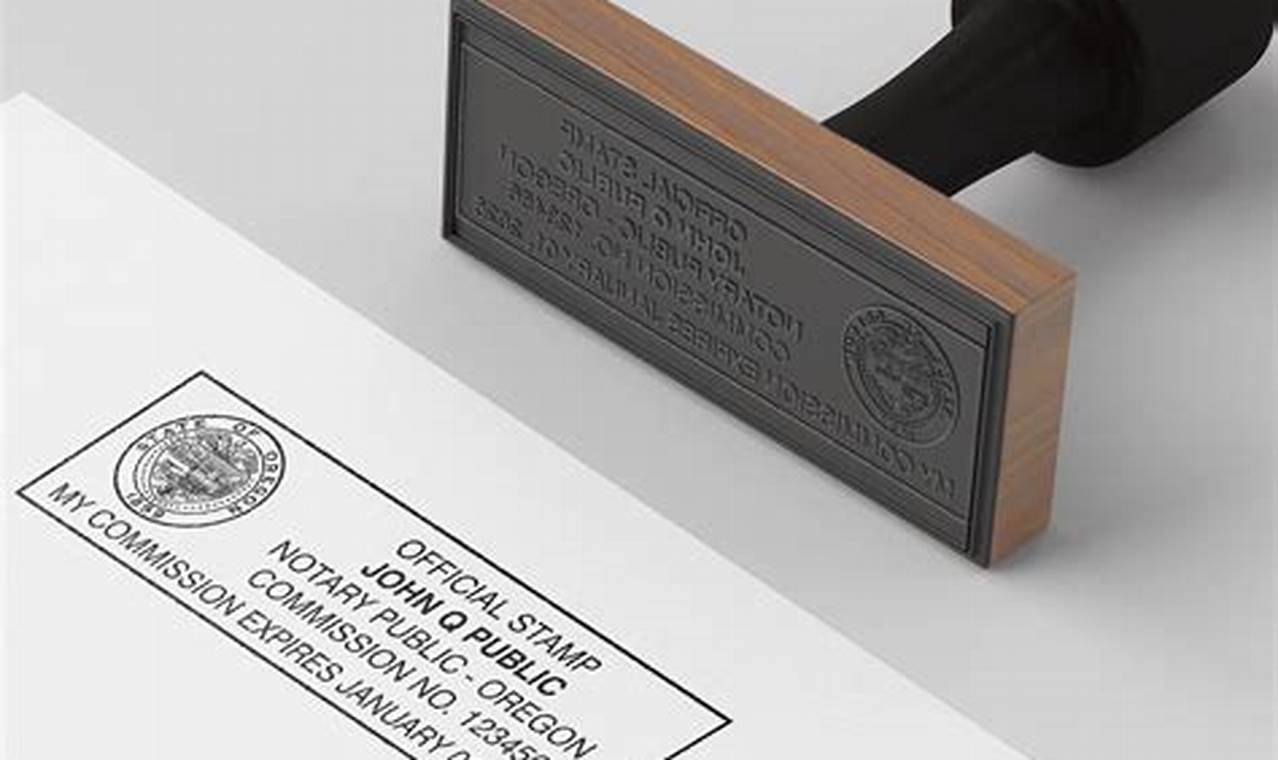 Portland, Oregon Notary Stamps & Services