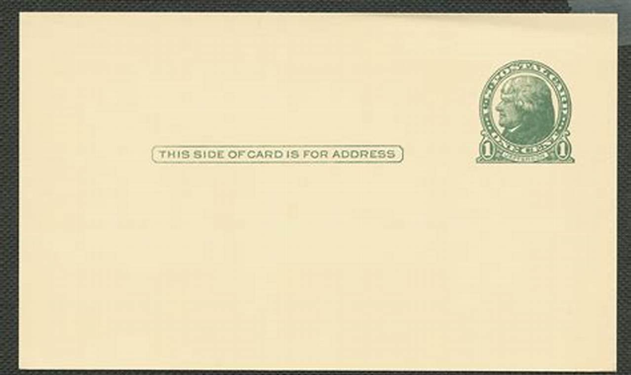 Antique 1 Cent Postcard Value & Worth
