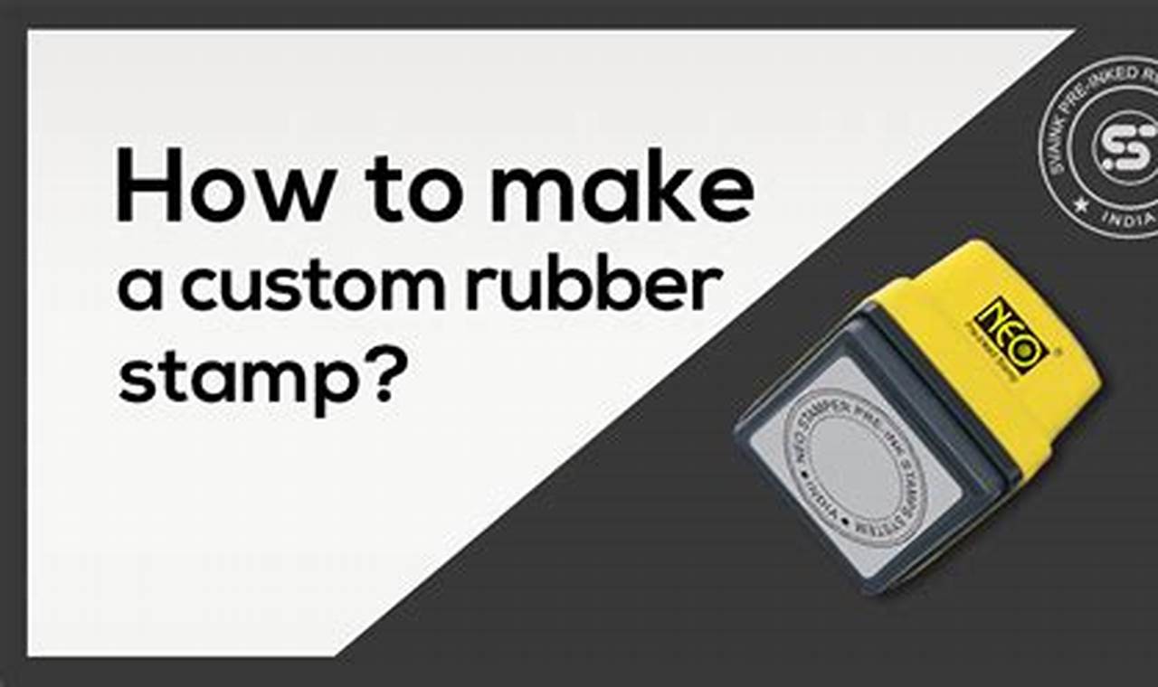 Design & Make a Custom Rubber Stamp Online