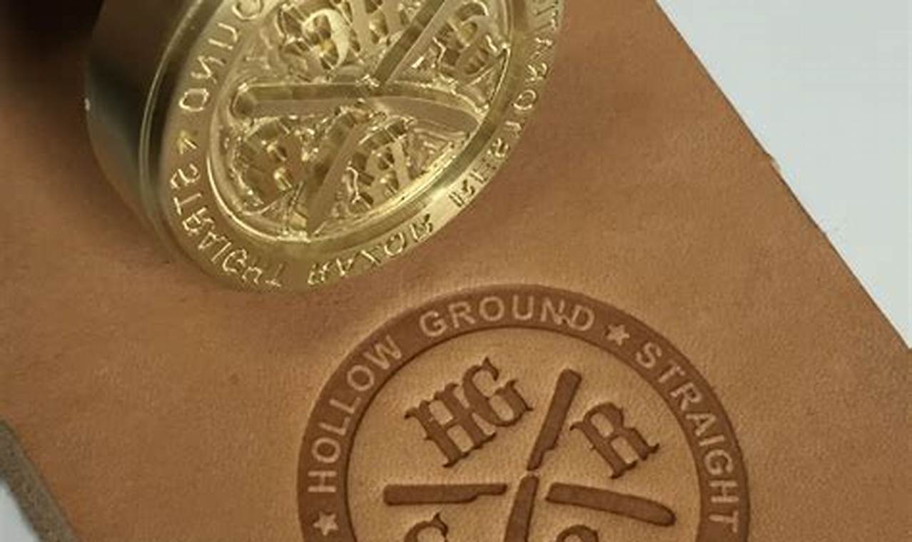 Personalized Custom Leather Stamp Logos & Branding