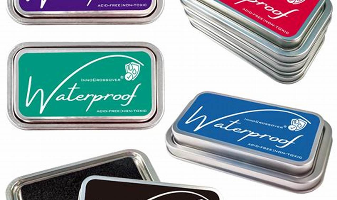 Best Waterproof Rubber Stamp Ink for Marking