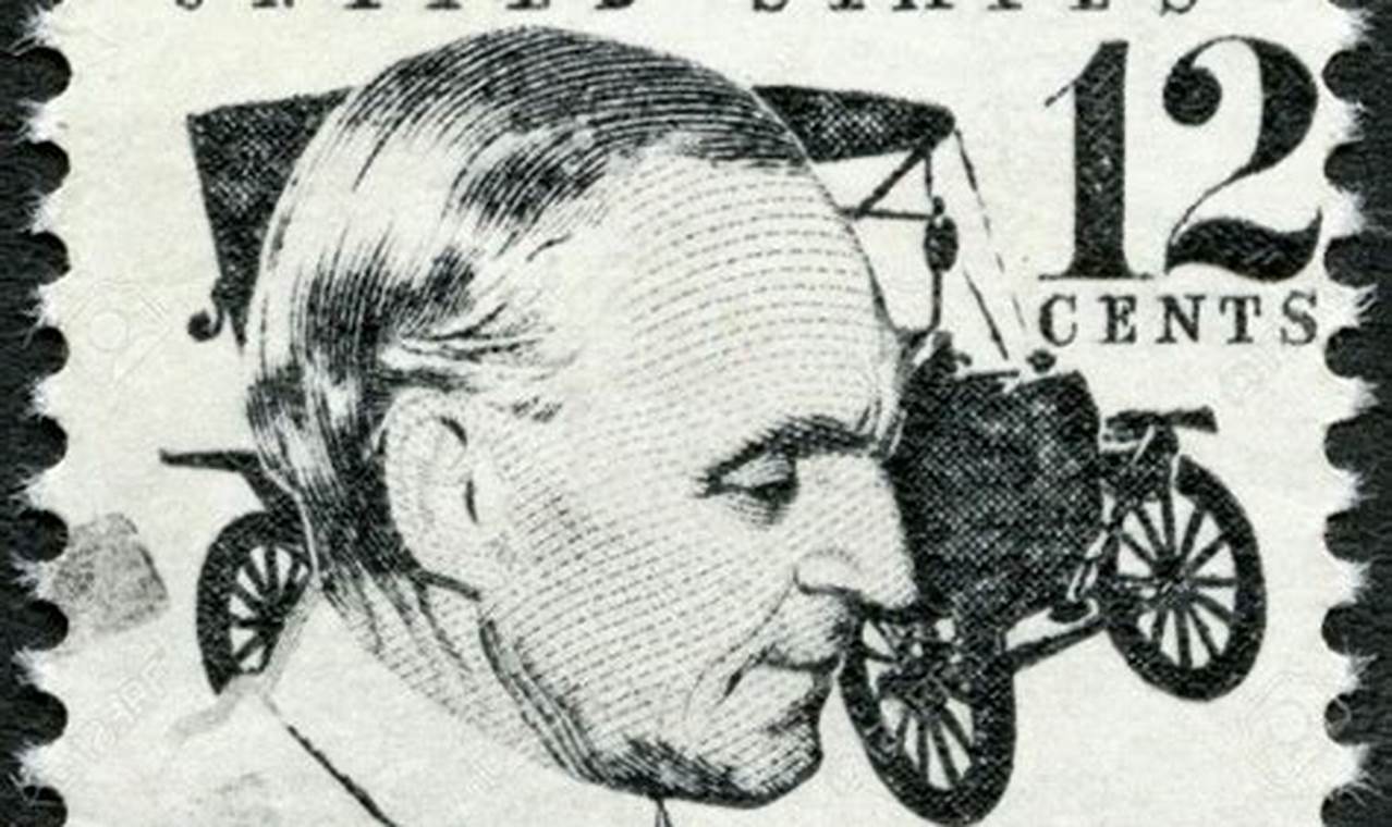 Classic 12-Cent Henry Ford Stamp Guide
