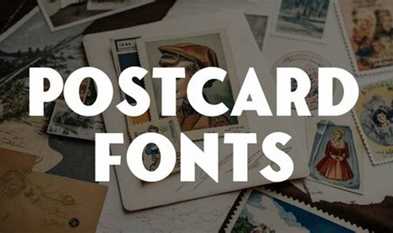 Best Greetings Postcard Fonts for Every Occasion