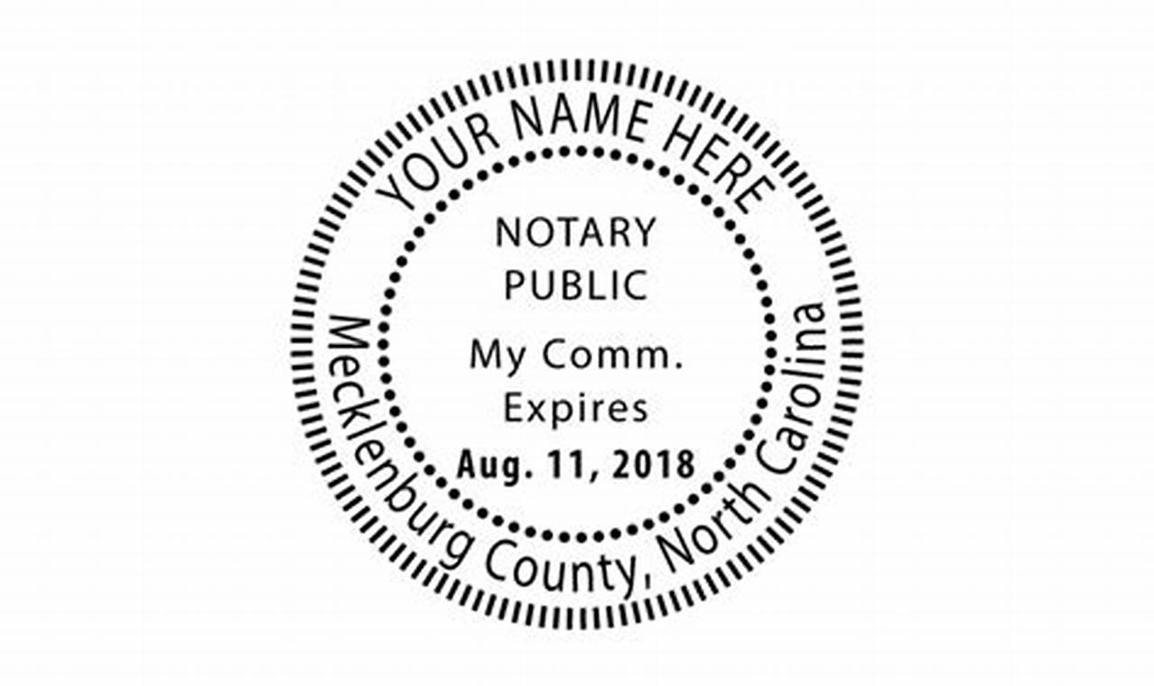 North Carolina Notary Stamps: A Complete Guide