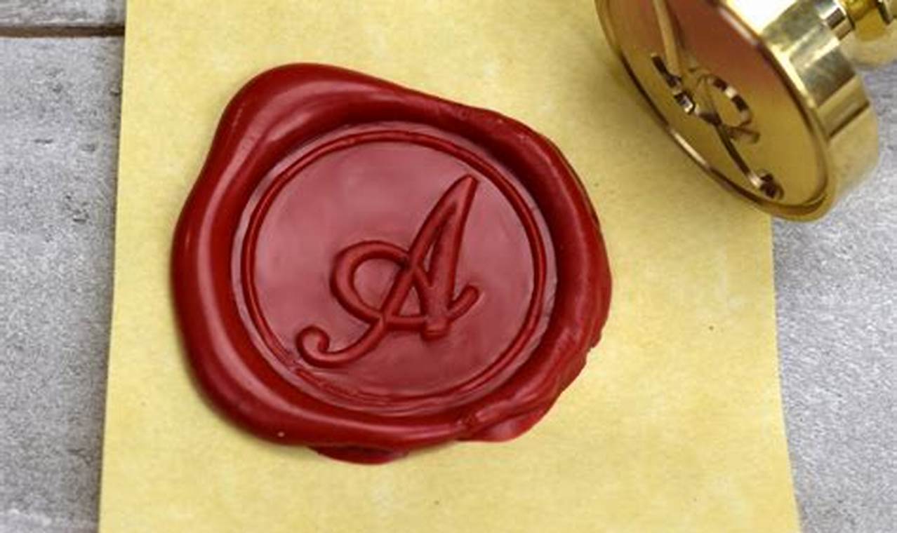 Letter Seal Stamp