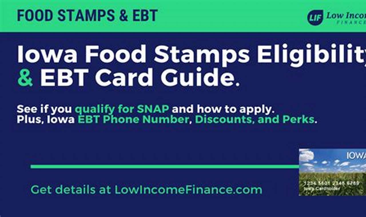 Check Your Iowa Food Stamp Balance Now