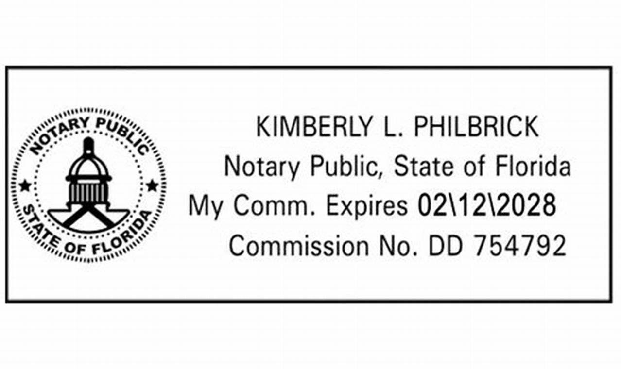 Florida Notary Stamps: Official & Embossed