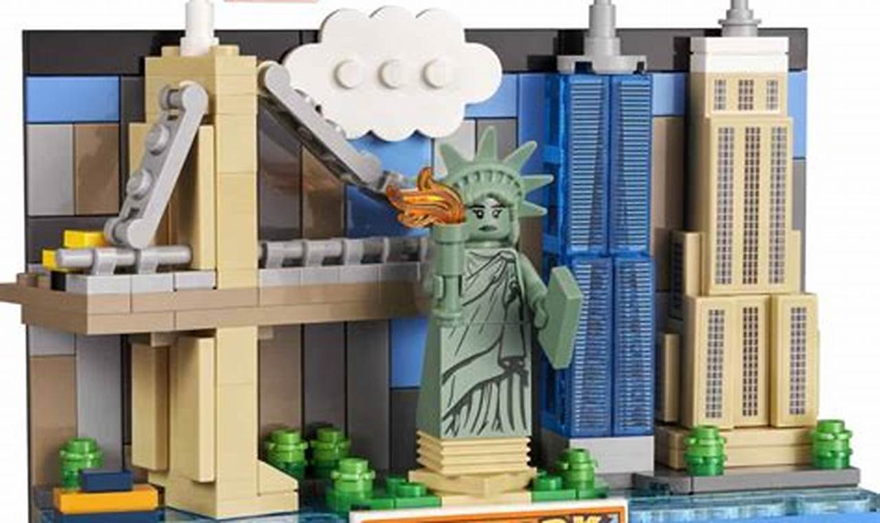 Build Your Own NYC: Lego Postcard Sets
