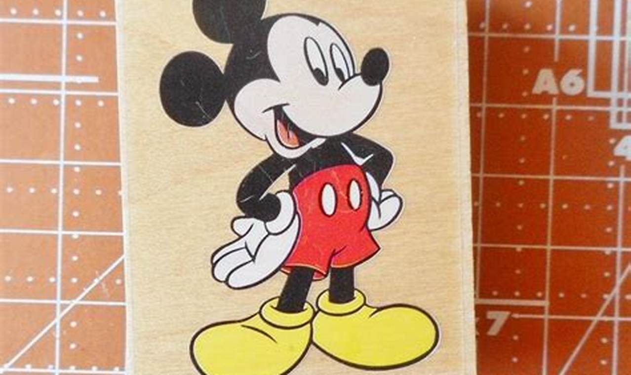 Buy Mickey Mouse Rubber Stamp Online