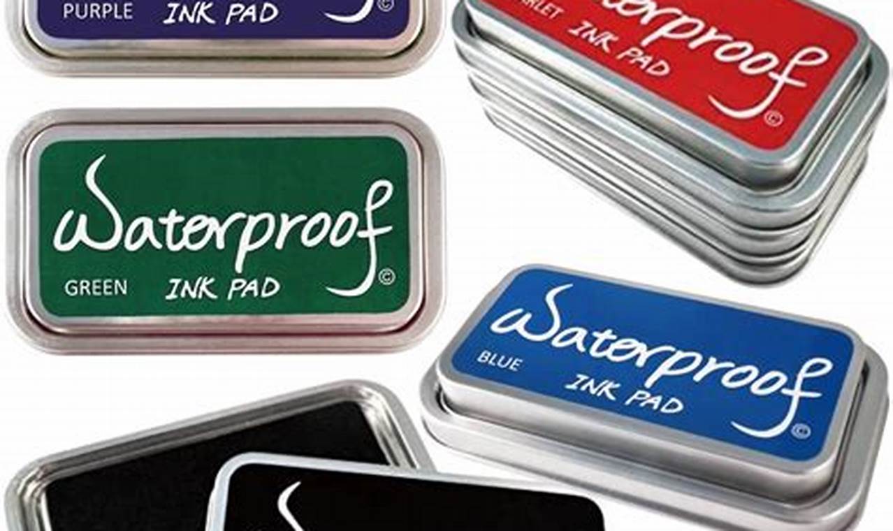 Best Rubber Stamp Permanent Ink Pads for Clear Impressions