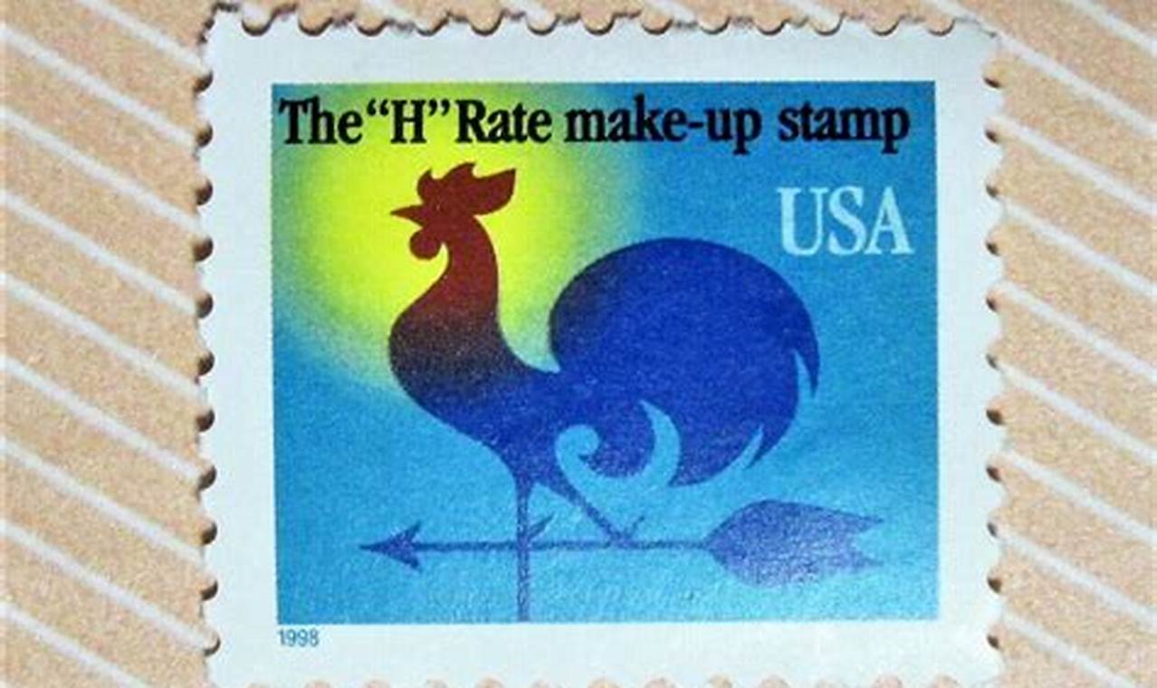 Current H Rate Postage Stamp Value & Prices
