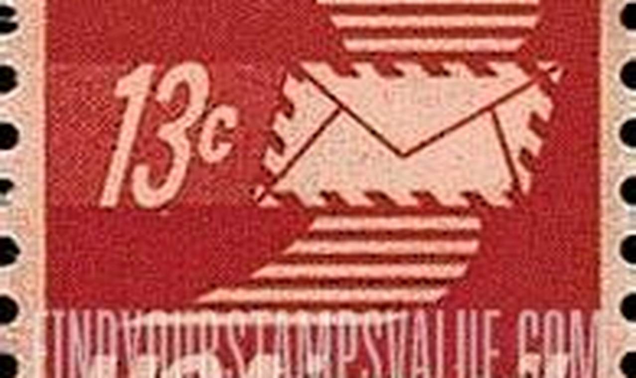 Historic 13 Cent Stamp Value & Worth