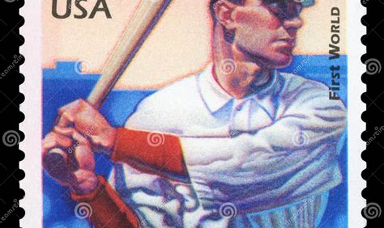 Honoring Baseball: First Player on a US Postage Stamp