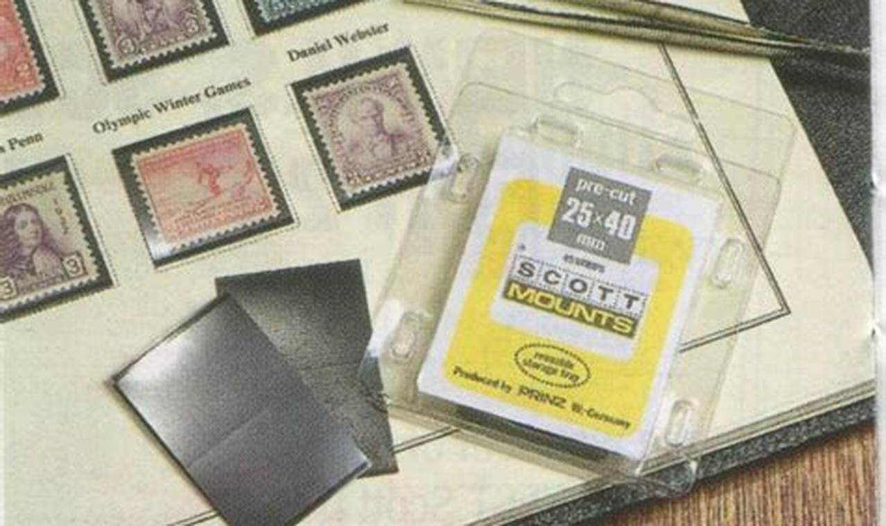 Premium Scott Postage Stamp Mounts & Supplies