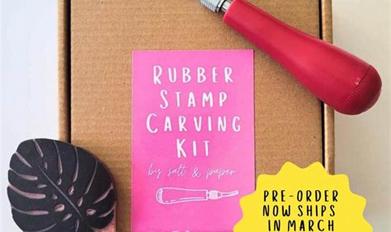 Rubber Stamp Carving Kit